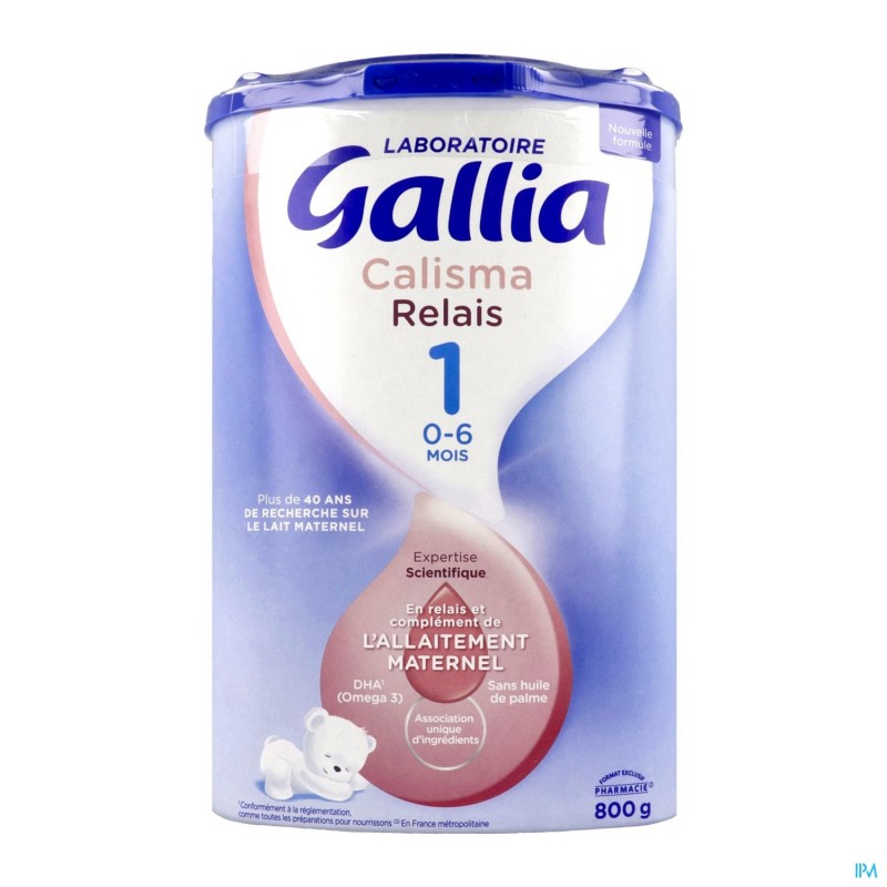 Gallia Calisma Relais 1 Lait De 0 à 6 Mois 800 g