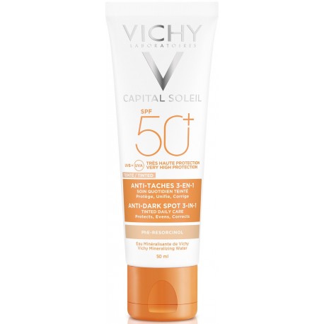Vichy Capital Soleil Soin anti-tâches teintée SPF50+ Tube 50ml