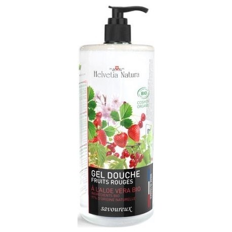Helvetia Natura® Gel Douche Aloe vera Fruits Rouges 1L