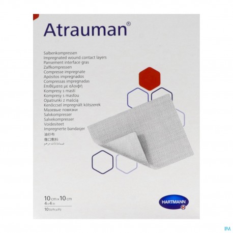 Hartmann Atrauman Pansement Interface 10Cm X 10Cm 10