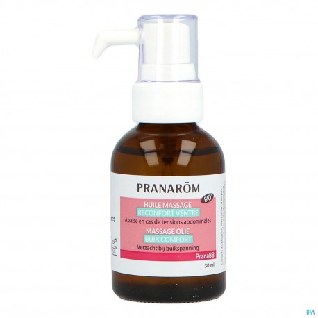 Pranarom Pranabb Huile De Massage Bio Reconfort Ventre 30ml