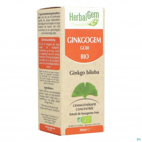 Ginkgogem Gc08 Ginkgo Biloba Bio 30ml