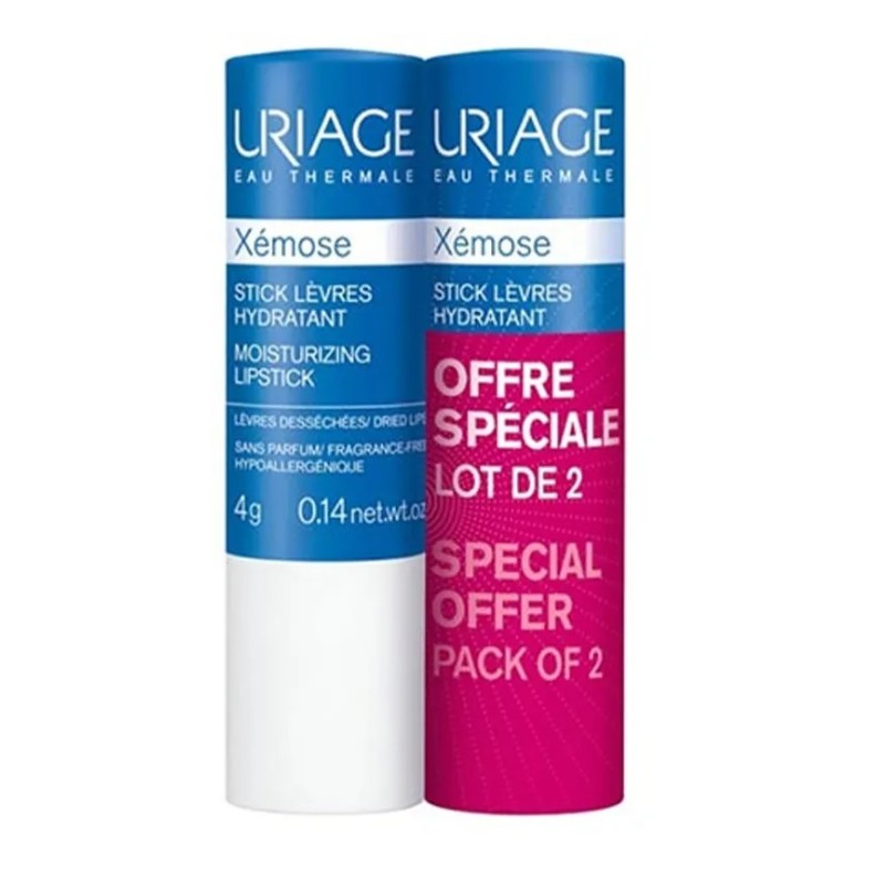 Uriage Xémose Stick Lèvres 2x4g