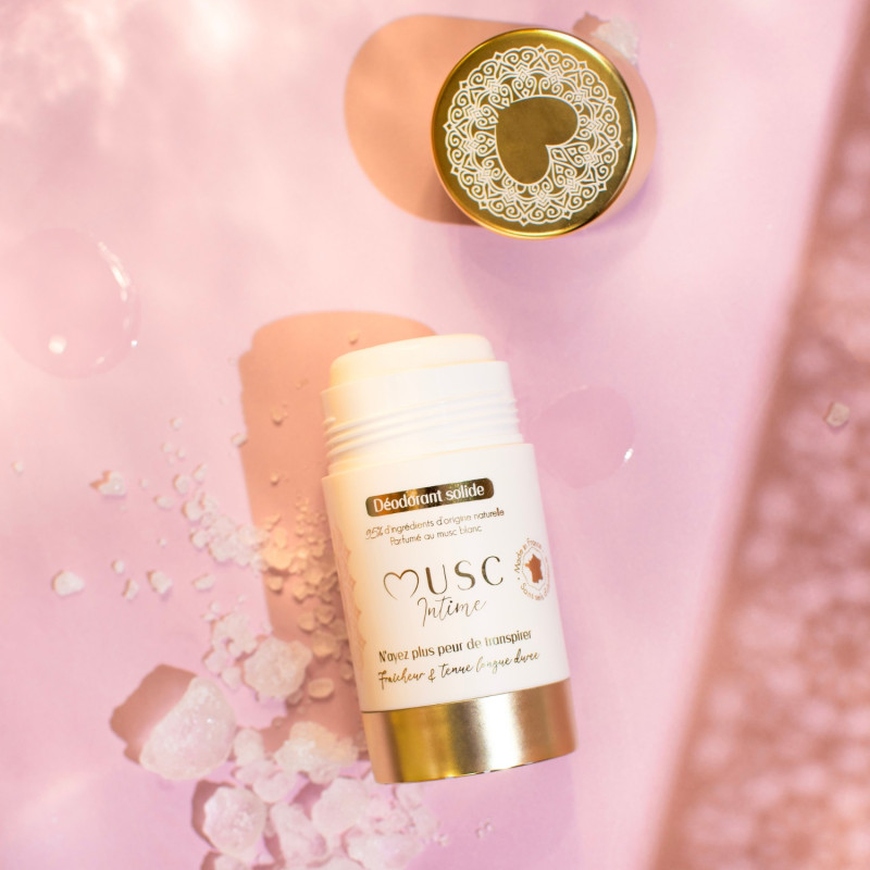 Musc Intime – Déodorant Naturel Monoï, 50g