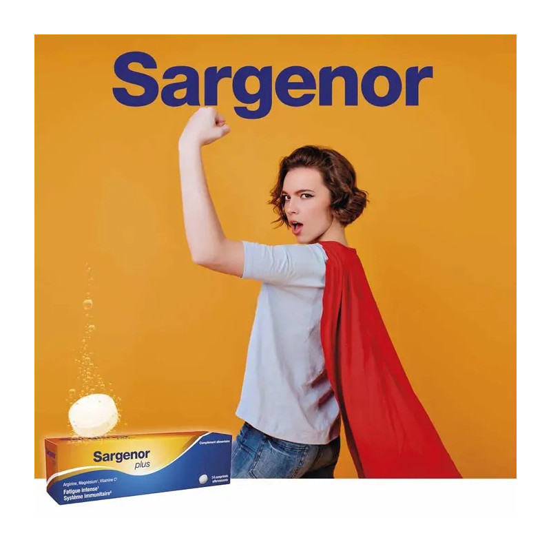 Sargenor – Plus Arginine, Magnésium & Vitamine C, 14 comprimés ...