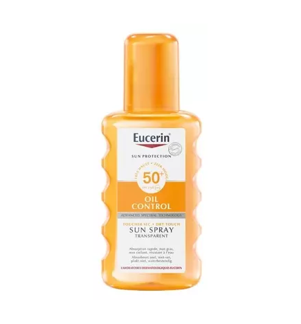 Eucerin – Sun Protection Oil Control Spray Transparent SPF50, 200 ml