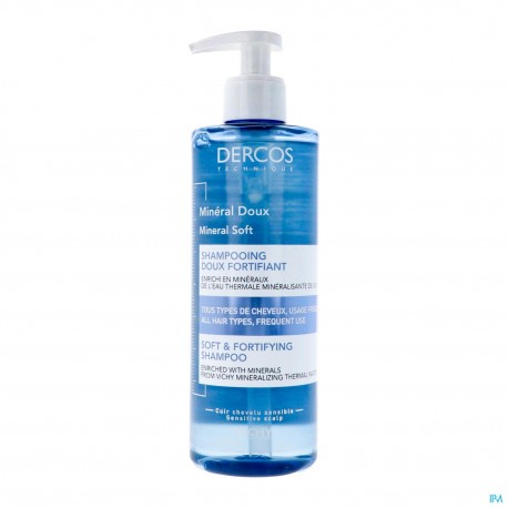 Vichy – Dercos Technique shampooing Minéral Doux, 400 ml